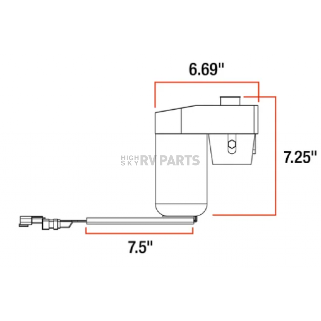 Lippert Components Leveling System Motor - 343758 | highskyrvparts.com