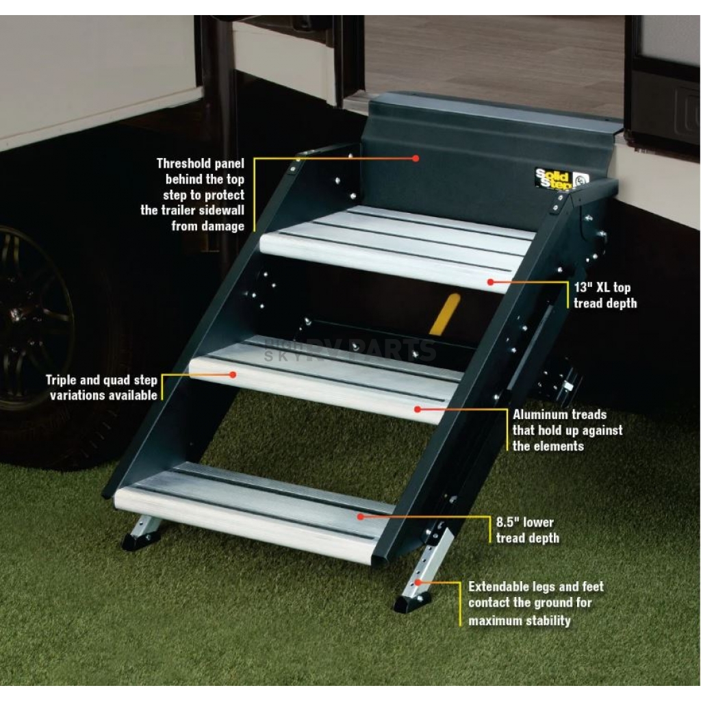 Lippert Components Manual Entry Step - 791573 | highskyrvparts.com