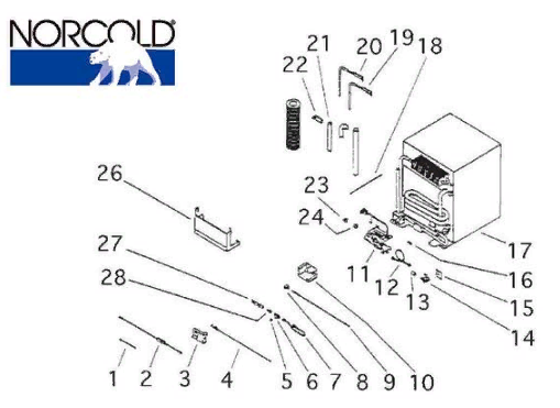 Norcold 322 Rear View | High Sky RV Parts