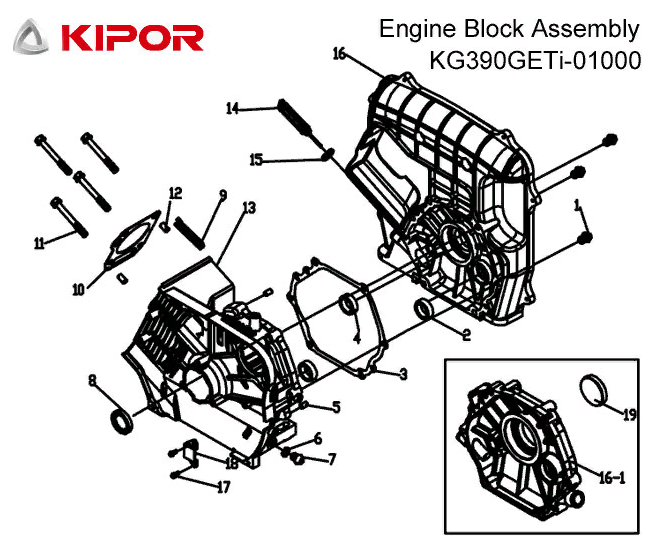 6000H-EPA Engine Block Assy | High Sky RV Parts