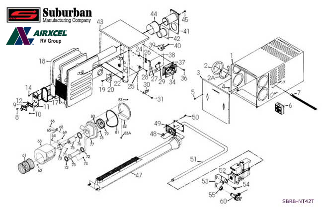 Suburban Furnace NT-42T Service Parts | HighSkyRvParts.com