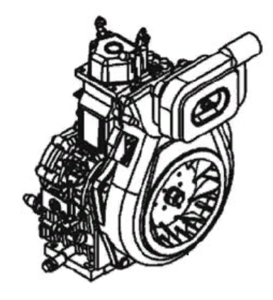 Kipor Power Solutions Generator Engine - KM186FBGET | highskyrvparts.com