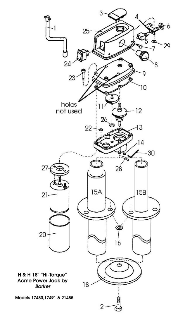 Barker Power Jack 17491 | HighSkyRvParts.com