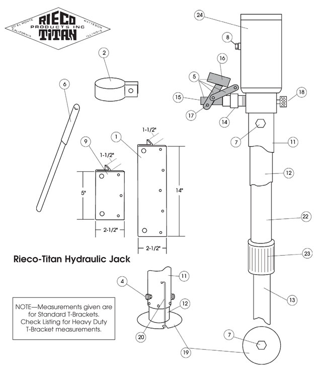 Rieco Hydraulic Jacks | HighSkyRvParts.com
