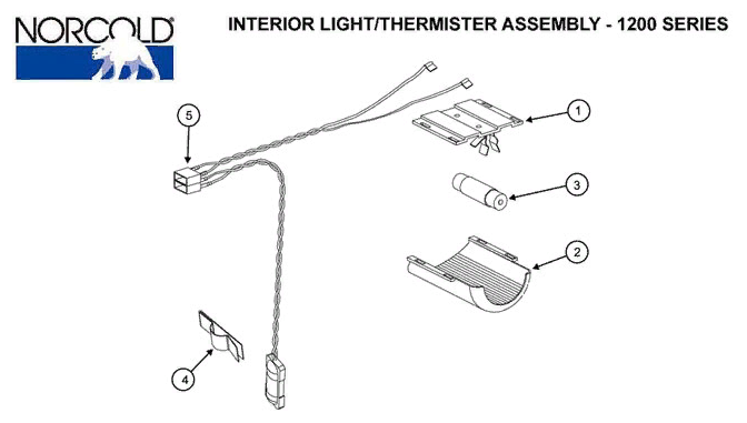 Norcold 1201LRIM Interior Light - Thermister | High Sky RV Parts