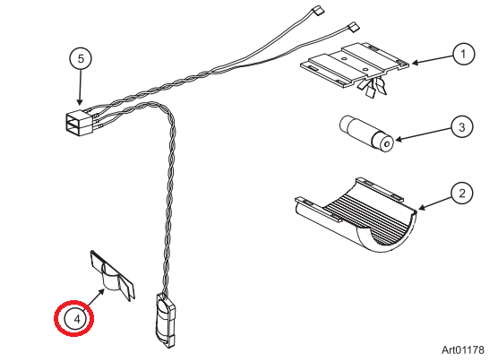 Norcold Refrigerator Thermistor Mounting Clip - NSC0032 ...