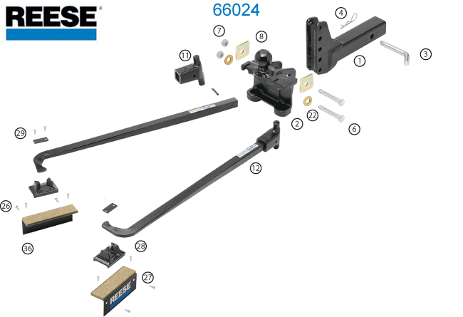 Reese Mini 350 - 66024 Service Parts | HighSkyRvParts.com