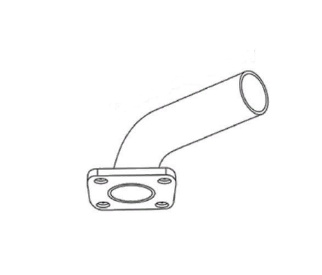 Cummins Generator Exhaust Pipe - A026E098 | highskyrvparts.com