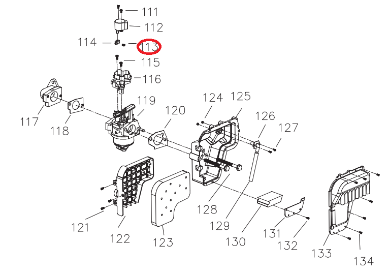 Generator Carburetor Throttle Fork Spring - 69415 | highskyrvparts.com