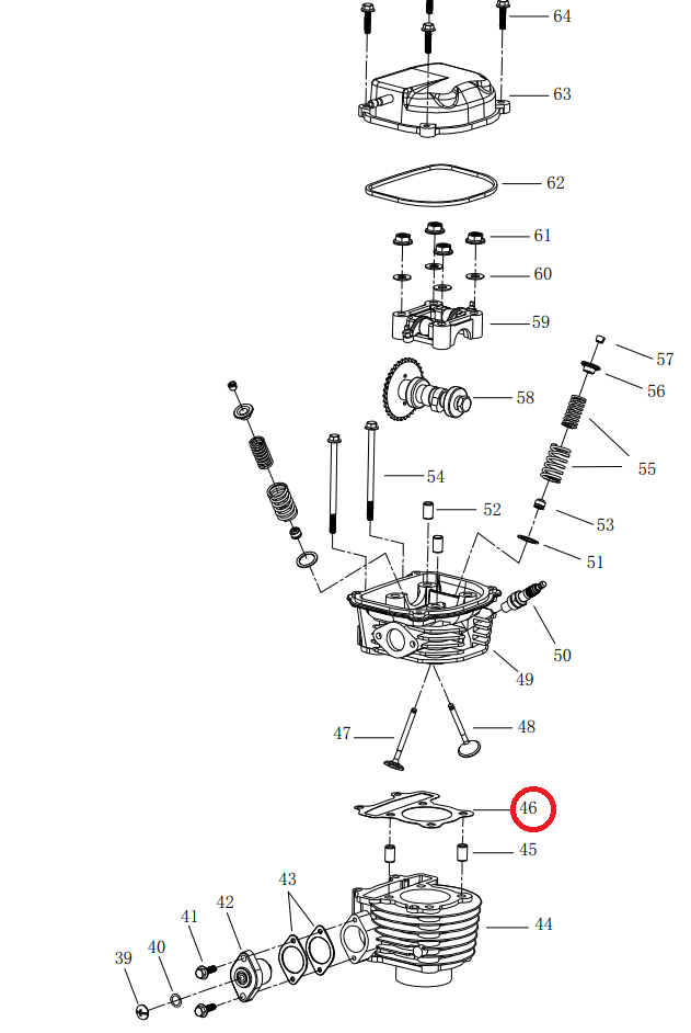 Powerhouse Generator Cylinder Head Gasket - 69685 | highskyrvparts.com