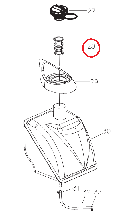 Powerhouse Generator Fuel Tank Strainer - 69411 | highskyrvparts.com Powerhouse Generator Fuel Tank Strainer - 69411 | highskyrvparts.com