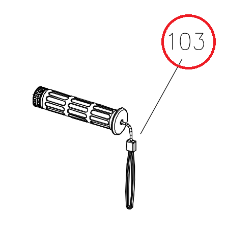 Powerhouse Generator Handle Grip - 64480 | highskyrvparts.com