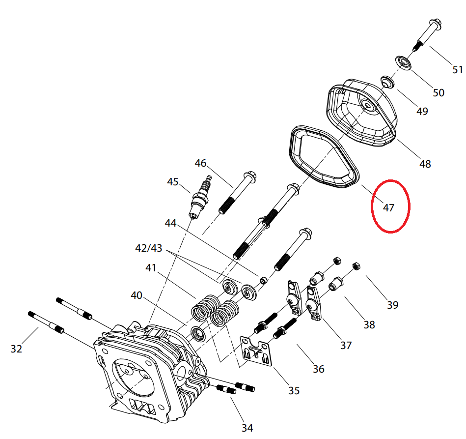 Powerhouse Generator Valve Cover Gasket - 60554 | highskyrvparts.com Powerhouse Generator Valve Cover Gasket - 60554 | highskyrvparts.com