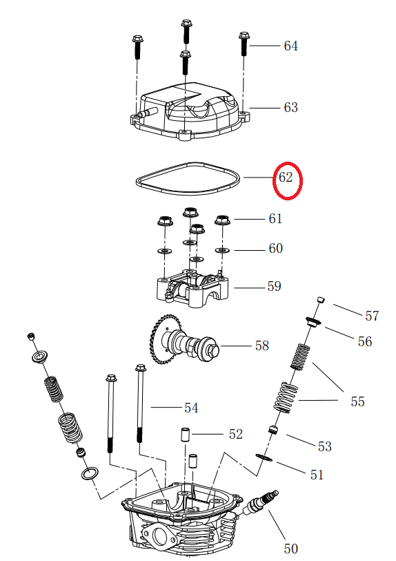 Powerhouse Generator Valve Cover Gasket - 69667 | highskyrvparts.com Powerhouse Generator Valve Cover Gasket - 69667 | highskyrvparts.com