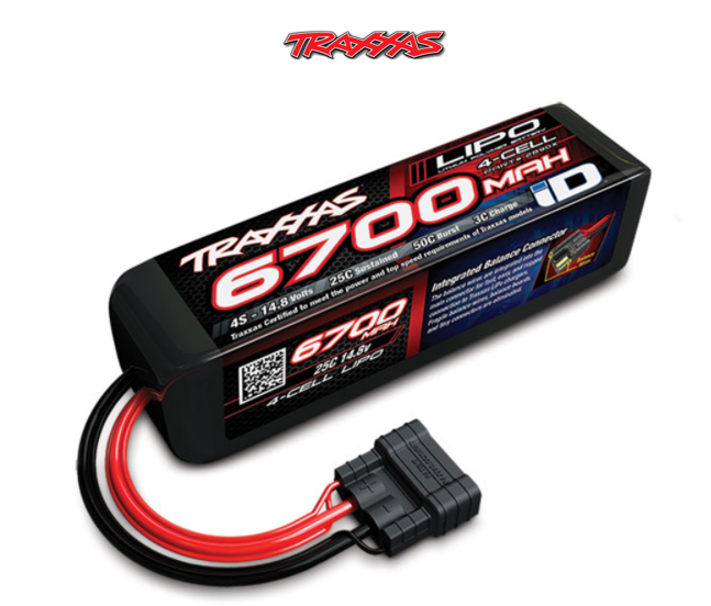Traxxas Remote Control Vehicle Battery 4 Cell LiPo (Lithium Polymer ...