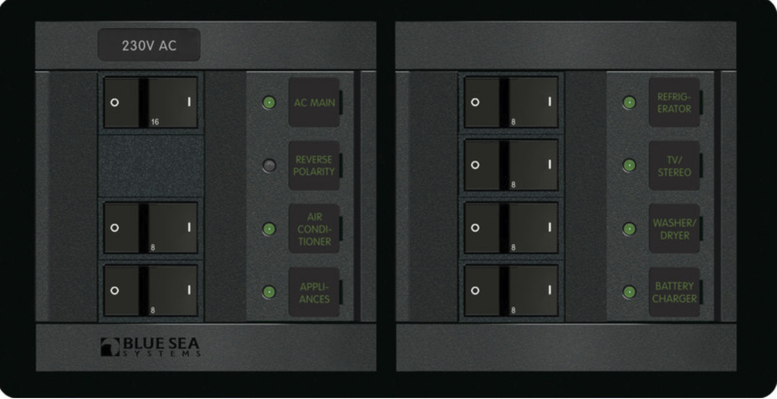 Blue Sea Power Distribution Box 1233-BSS | highskyrvparts.com