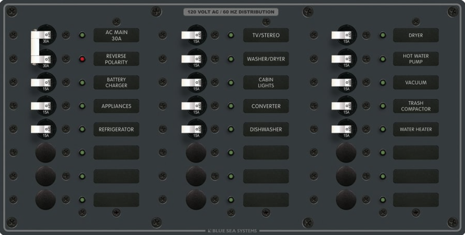Blue Sea Power Distribution Box 8465-BSS | highskyrvparts.com