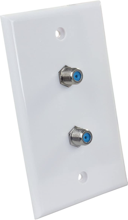 JR Products TV Cable Entry Plate - 47875 | highskyrvparts.com