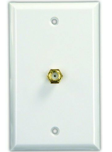 JR Products TV Cable Entry Plate - 47785 | highskyrvparts.com