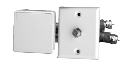 Prime Products TV Cable Entry Plate - 08-6216 | highskyrvparts.com