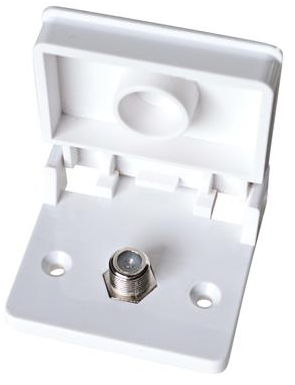 RV Designer TV Cable Entry Plate - T111 | highskyrvparts.com