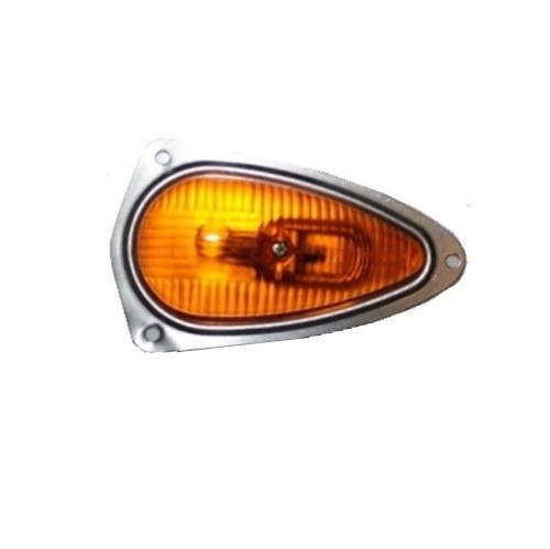 Marker light Amber Teardrop 60's Airstream NLA | highskyrvparts.com