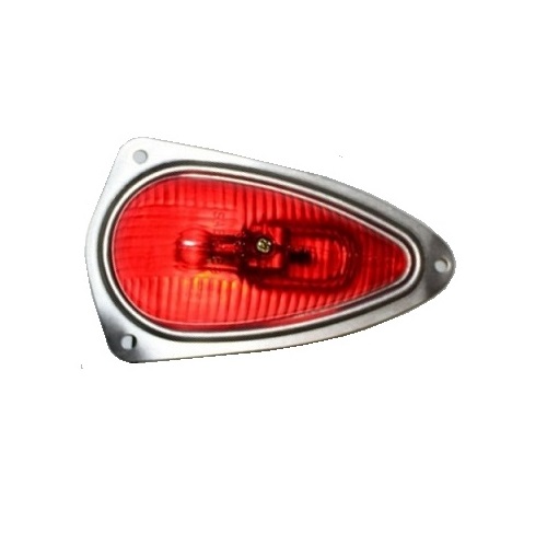 Marker Light Red Teardrop, 60's Airstream NLA | highskyrvparts.com