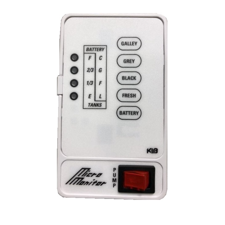 KIB Electronics Tank Monitor System Panel - M28VW | highskyrvparts.com