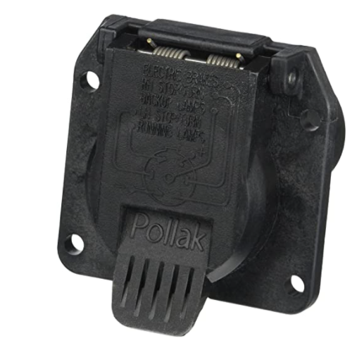 Pollak Trailer Wiring Connector - 11-893 | highskyrvparts.com
