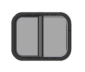 Lippert Components RV Trailer Side Window - V000358717 | highskyrvparts.com