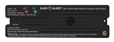 MTI Industry Carbon Monoxide Detector - 35-741-WT | highskyrvparts.com