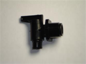 Fresh Water Tank Drain Valve - 18-966 BLACK | highskyrvparts.com