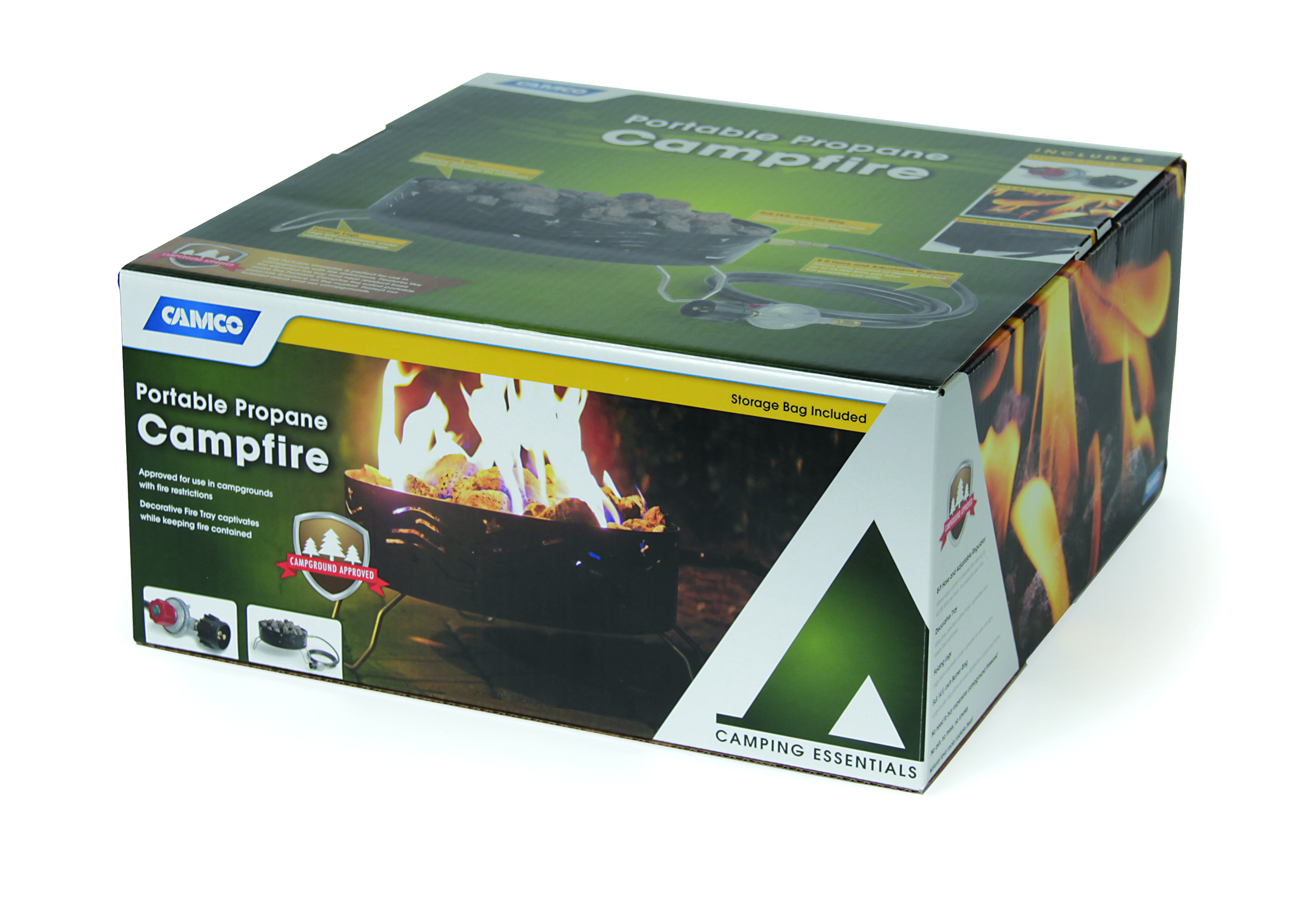 Camco Propane Campfire Round - 58041 | highskyrvparts.com