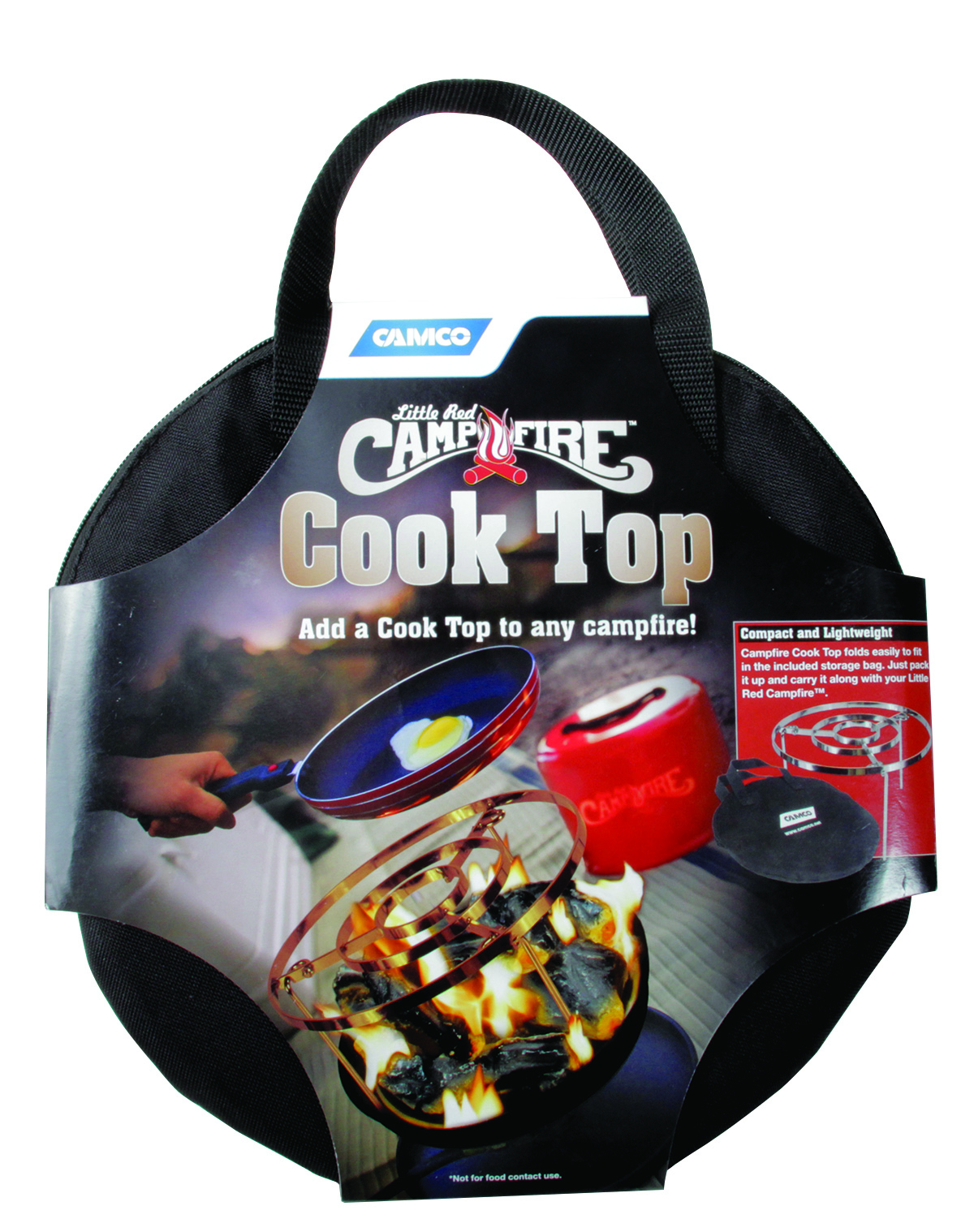 Camco Fire Pit Cook Top - 58033 | highskyrvparts.com