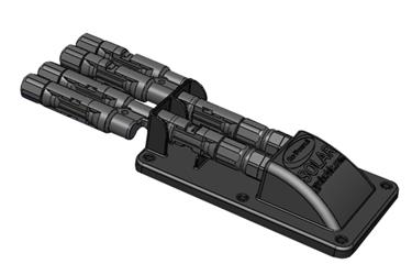 Go Power Solar Power Cable Entry Plate - 74671 | highskyrvparts.com