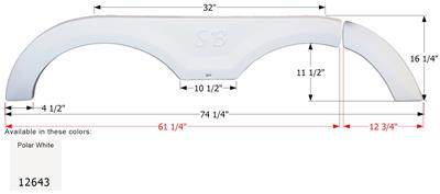 Icon Fender Skirt - 12643 | highskyrvparts.com