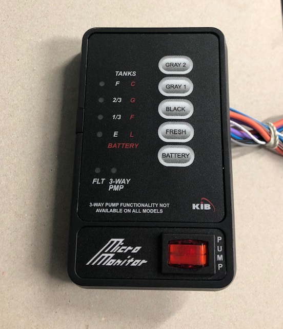 KIB Electronics Tank Monitor System Panel - M21VB-OS | highskyrvparts.com