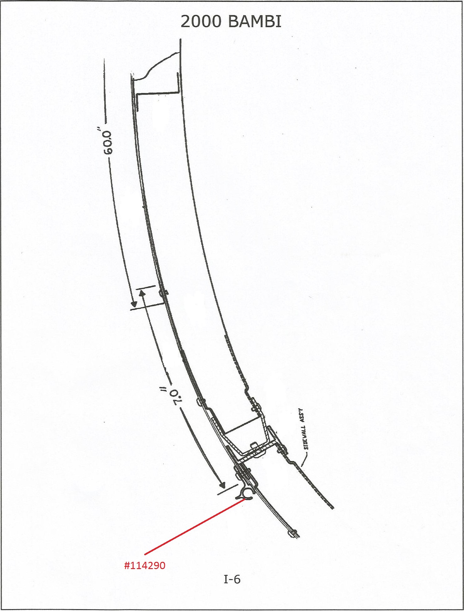 Extrusion Awning Drip Rail 114290 | highskyrvparts.com