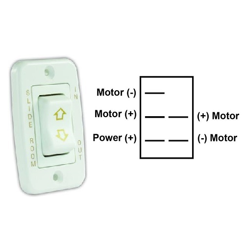 JR Products Slide Out Switch - 12345 | highskyrvparts.com