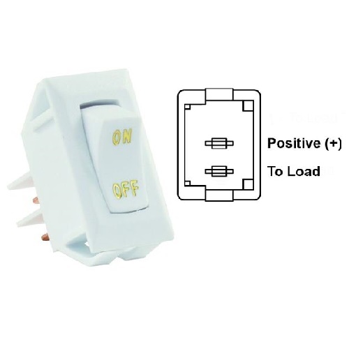 JR Products Multi Purpose Rocker Switch - 12585 | highskyrvparts.com