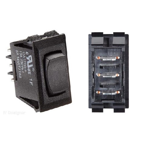 RV Designer Multi Purpose Rocker Switch - S341 | highskyrvparts.com