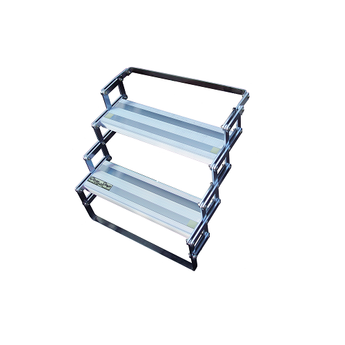 Torklift Entry Glow Step - 2 Manual Folding Steps 8 inch ...