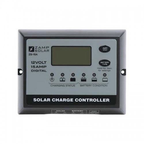Zamp Solar Digital Battery Charge Controller 250 Watts 15 Ampere 12 ...